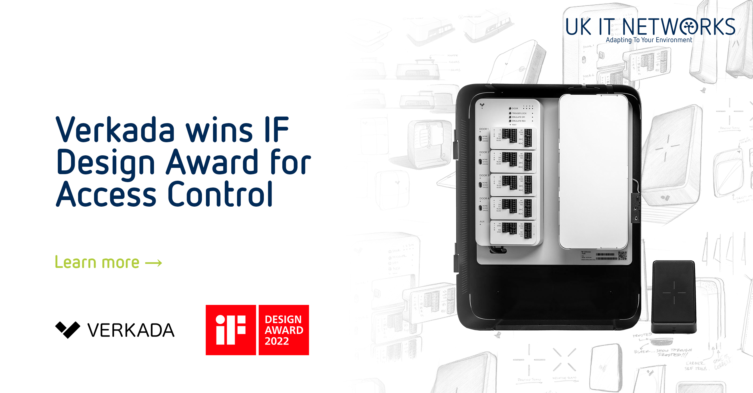 Verkada wins IF Design Award for Access Control - UK IT Networks